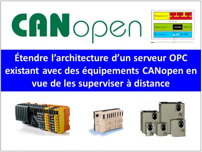 EXTENSION D’UNE ARCHITECTURE CANOPEN SUR SERVEUR OPC DA – Projets dpt GEII Mulhouse